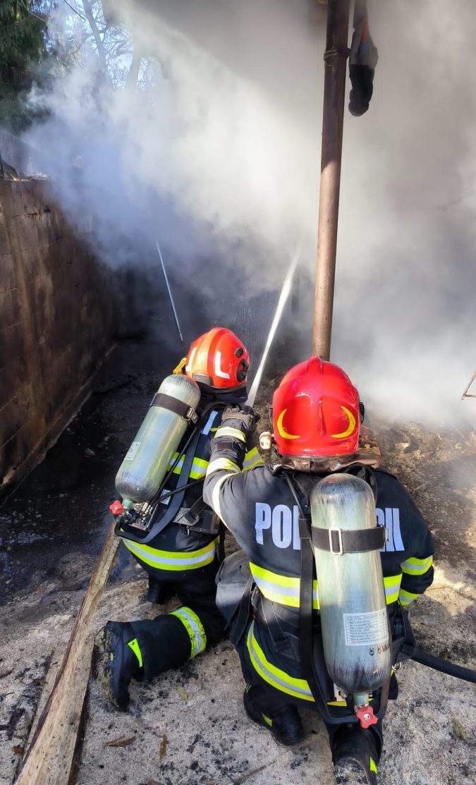 Imagine impresionantă surprinsă astăzi la o intervenție ISU Alba ...
